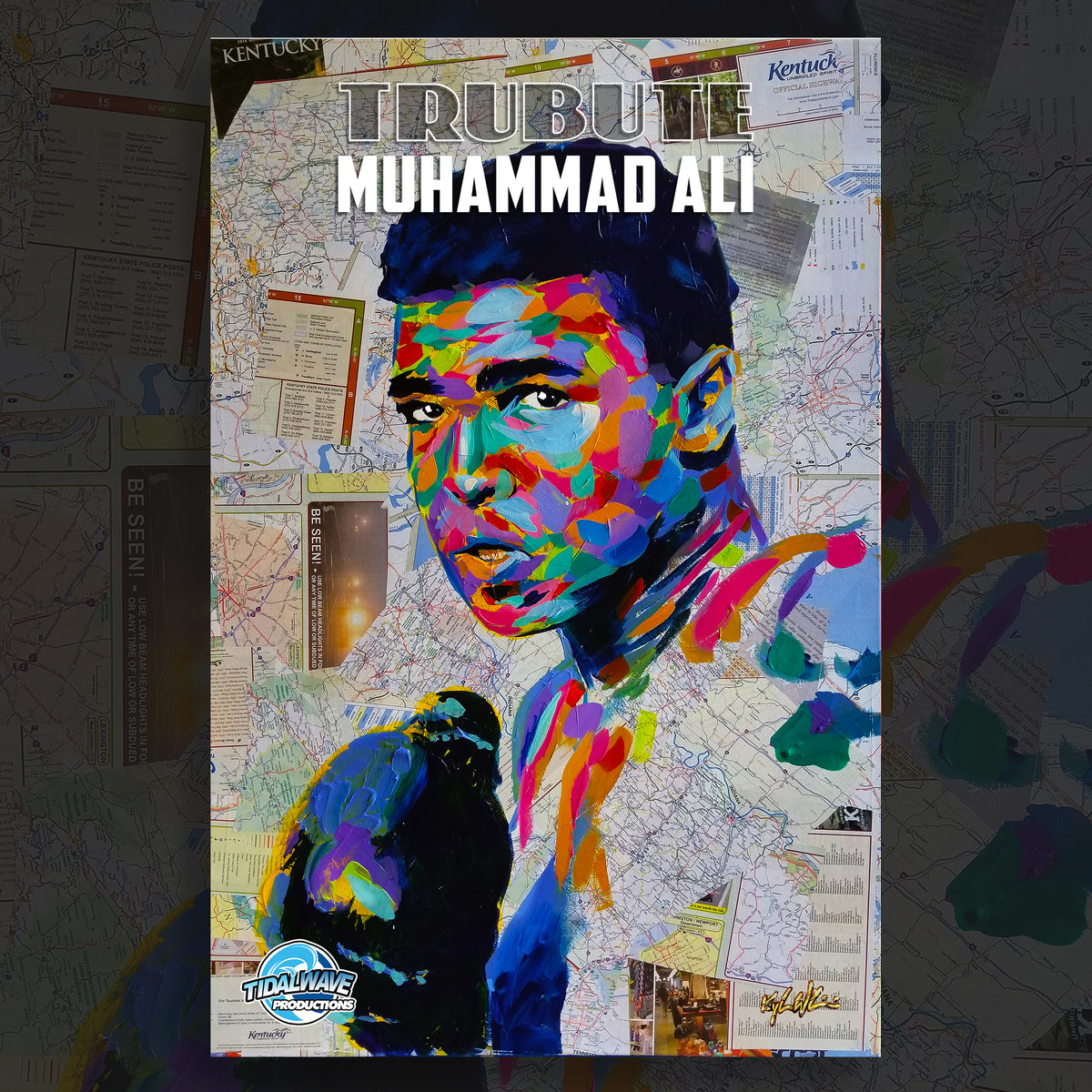 TRIBUTE: MUHAMMAD ALI - KYLE WILLIS COLLAGE – Cowabunga Comics ...