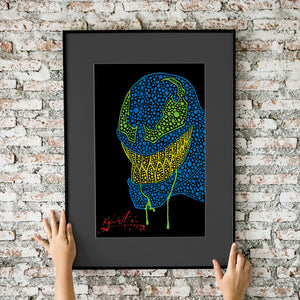 Venom Drooling Acid Drip 11x17 Fine Art Print – Cowabunga Comics ...