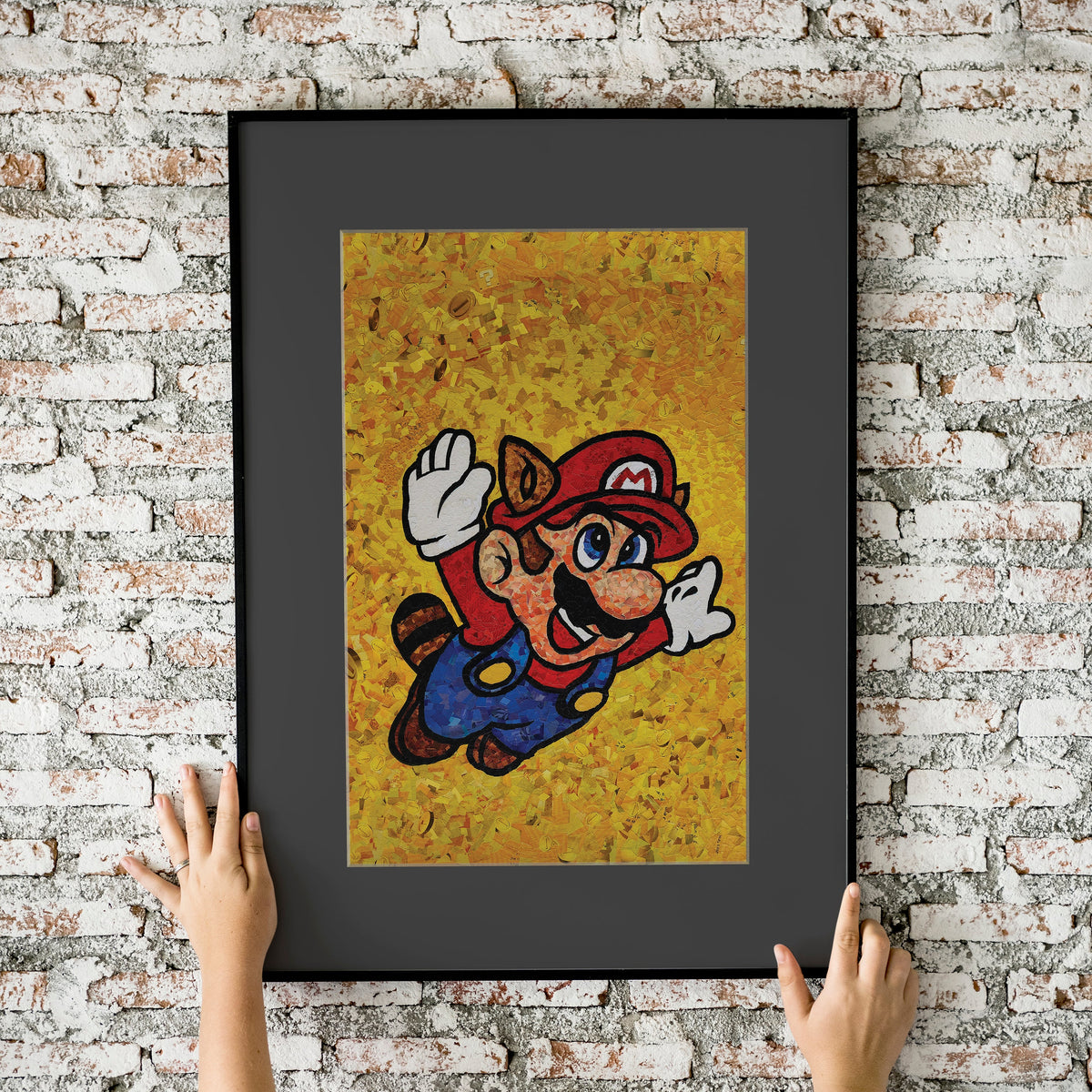 Super Mario Mosaic 11x17 Fine Art Print – Cowabunga Comics & Collectibles