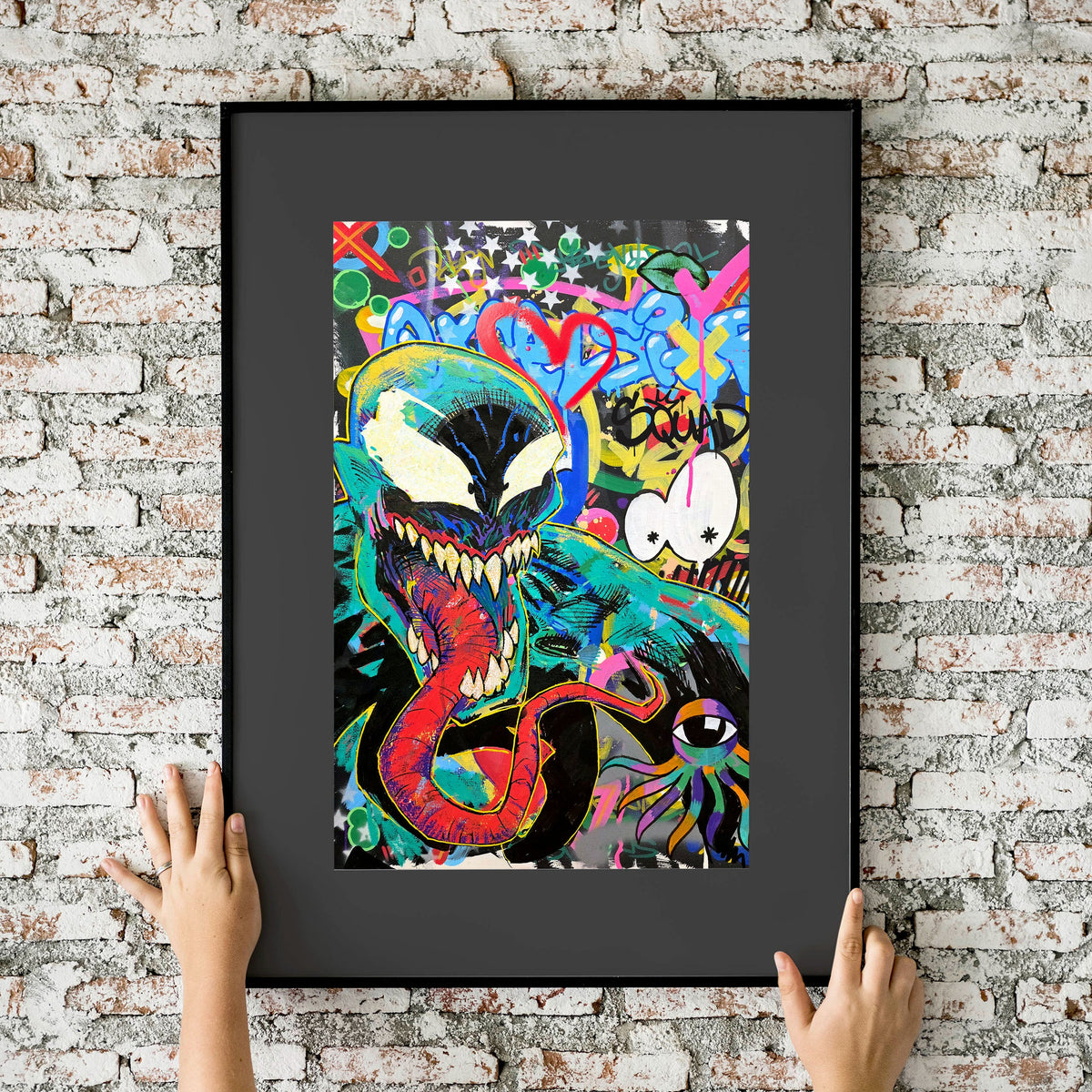 Venom Dork Graffiti 11x17 Fine Art Print – Cowabunga Comics & Collectibles